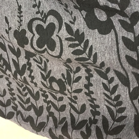 Just My Size | Dresses | Jms Just My Size Gray Floral Print Dress 2x ...